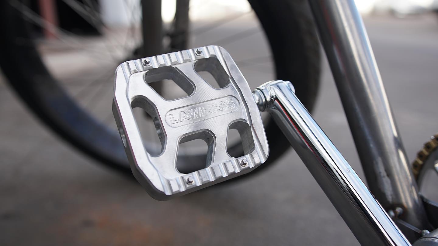 Lawless Bicycles Custom Billet Pedals